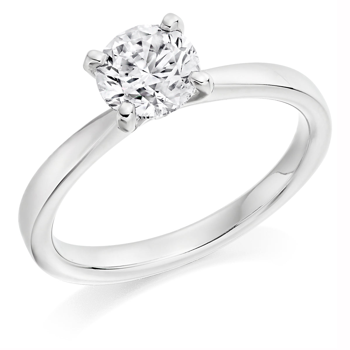 Round Diamond Single Solitaire Engagement Ring - ENG23155 – Woodings & Co