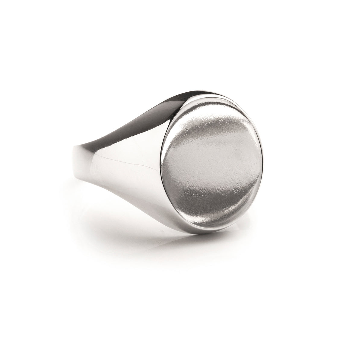 Mens Round Signet Ring – Woodings & Co