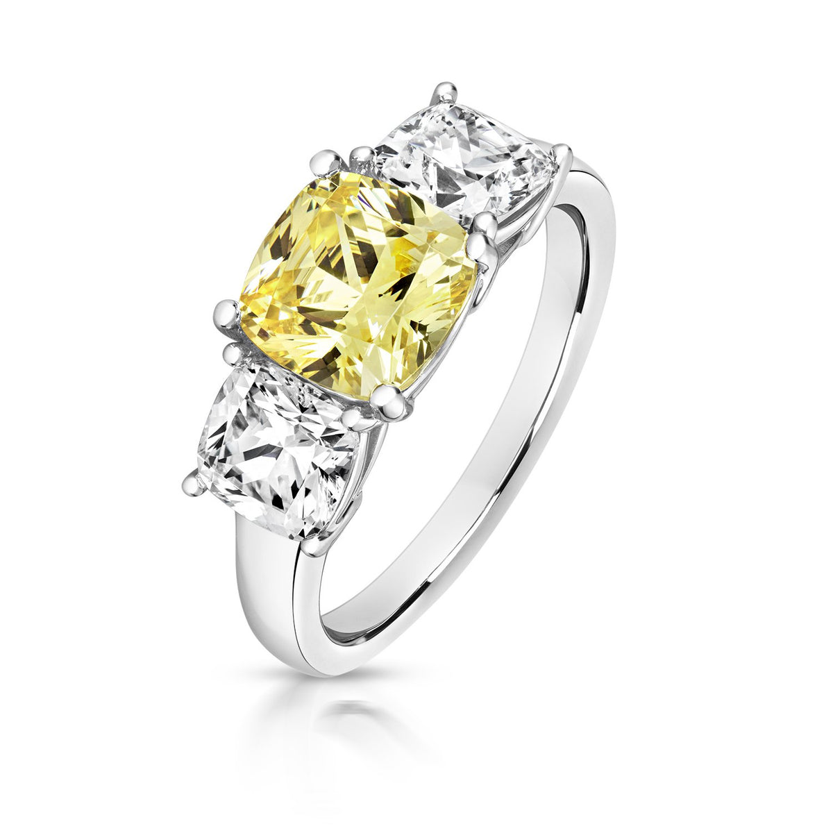 3 Stone Claw Set Ring – Woodings & Co